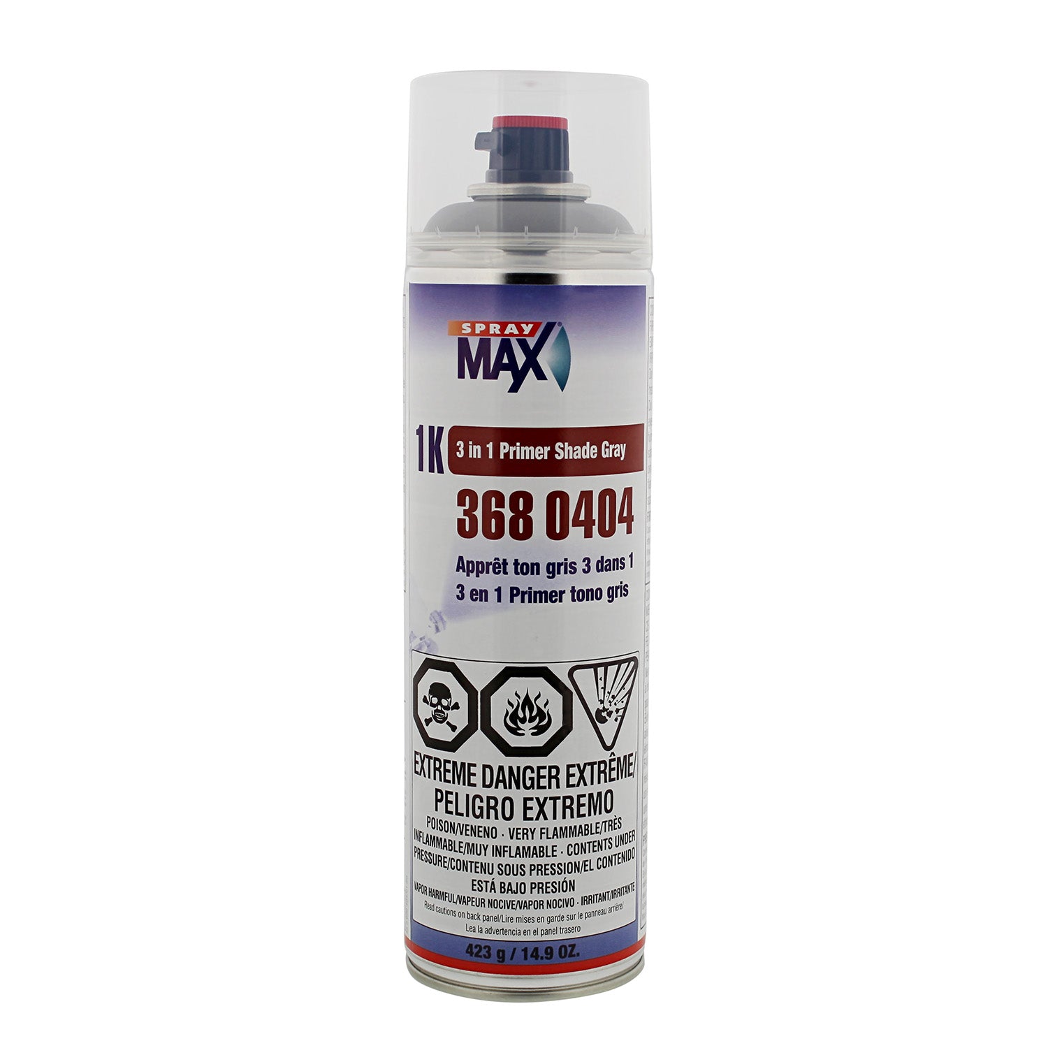 SprayMax 1K 3 in 1 Primer Shade Gray 368404 – Express Paint